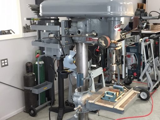 Drill Press Reduction Kit, lower RPM, more torque! - Rogue Fabrication