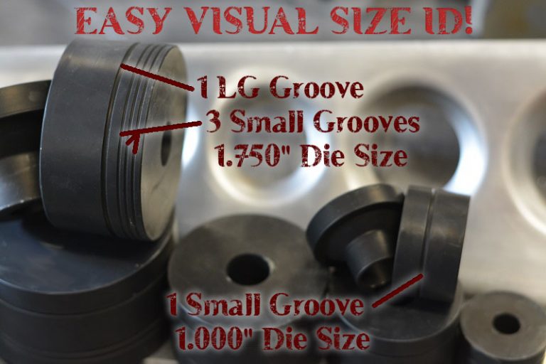 Round Dimple Die Set - Quick ID - Rogue Fabrication