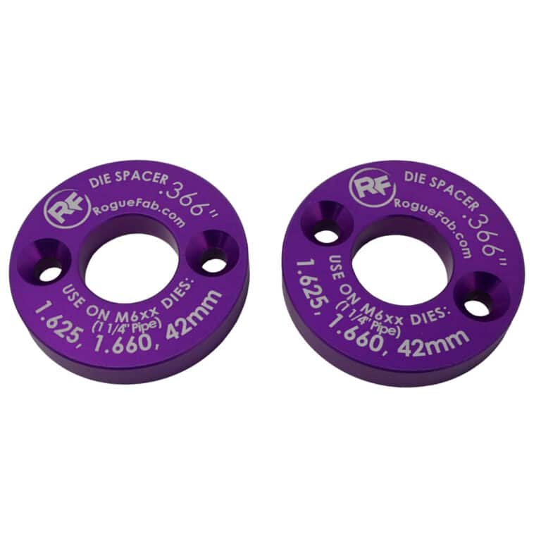 1.66" (1 1/4" Pipe) Round Pipe Die Bundle (7/8 Pin) - Rogue Fabrication