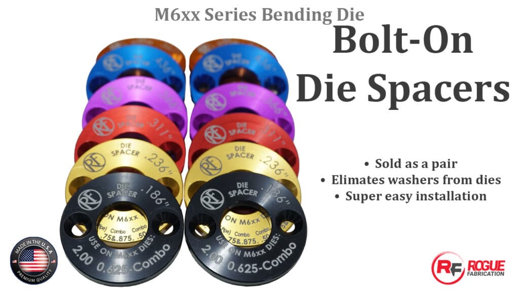 1.75" Round Tube Die Bundle (7/8 Pin) - Rogue Fabrication