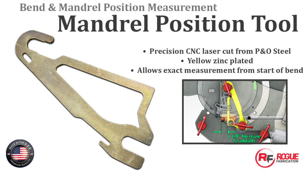 Mandrel Attachment for M600 Tubing Bender, Version 2.0 - Rogue Fabrication