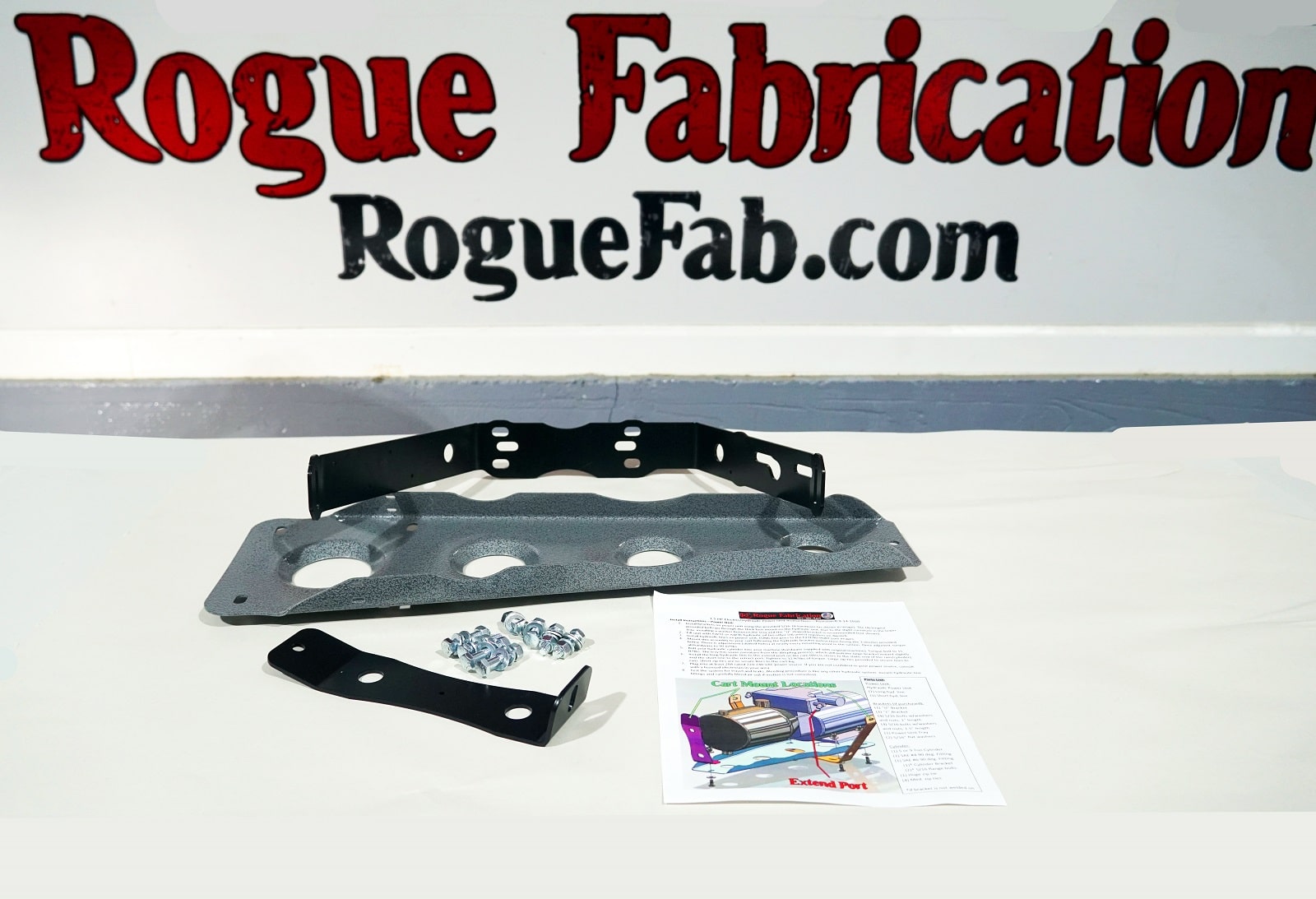 Cart Brackets for Electric/Hydraulic Pumps - Rogue Fabrication