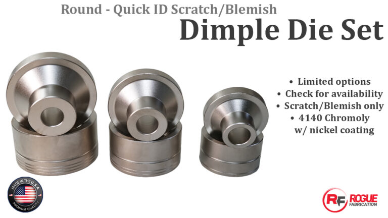 Press Brake, Shop Press, and Dimple Dies - Rogue Fabrication