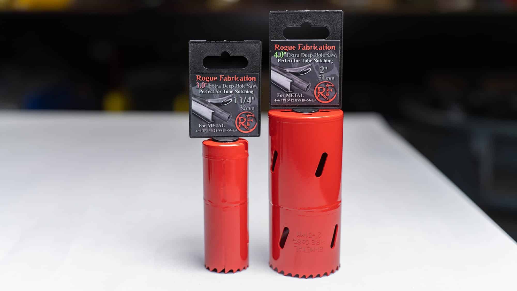 Rogue Fabrication - Red Edition - 4 Inch Deep Hole Saws