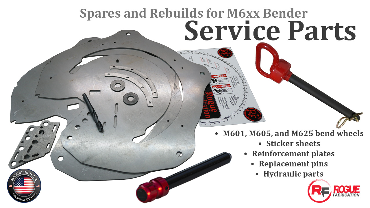M600 Bender Service parts - Rogue Fabrication