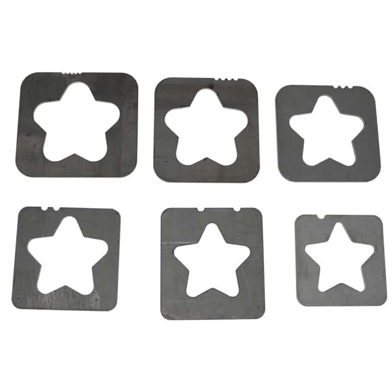 STAR Shaped dimple die Stencils - Rogue Fabrication